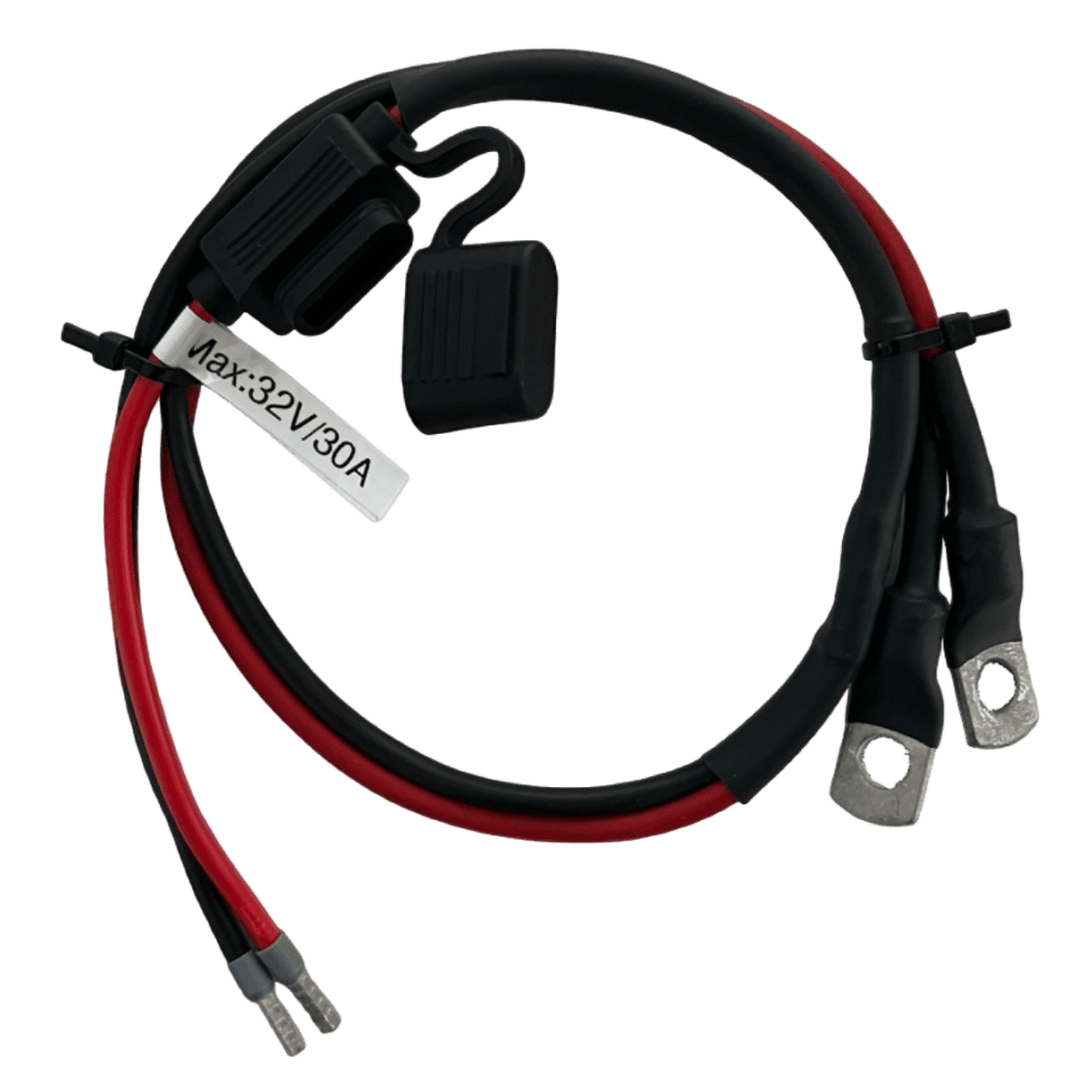 Battery cable: M8 battery terminals with 10A, 20A or 30A fuse-85cm ...