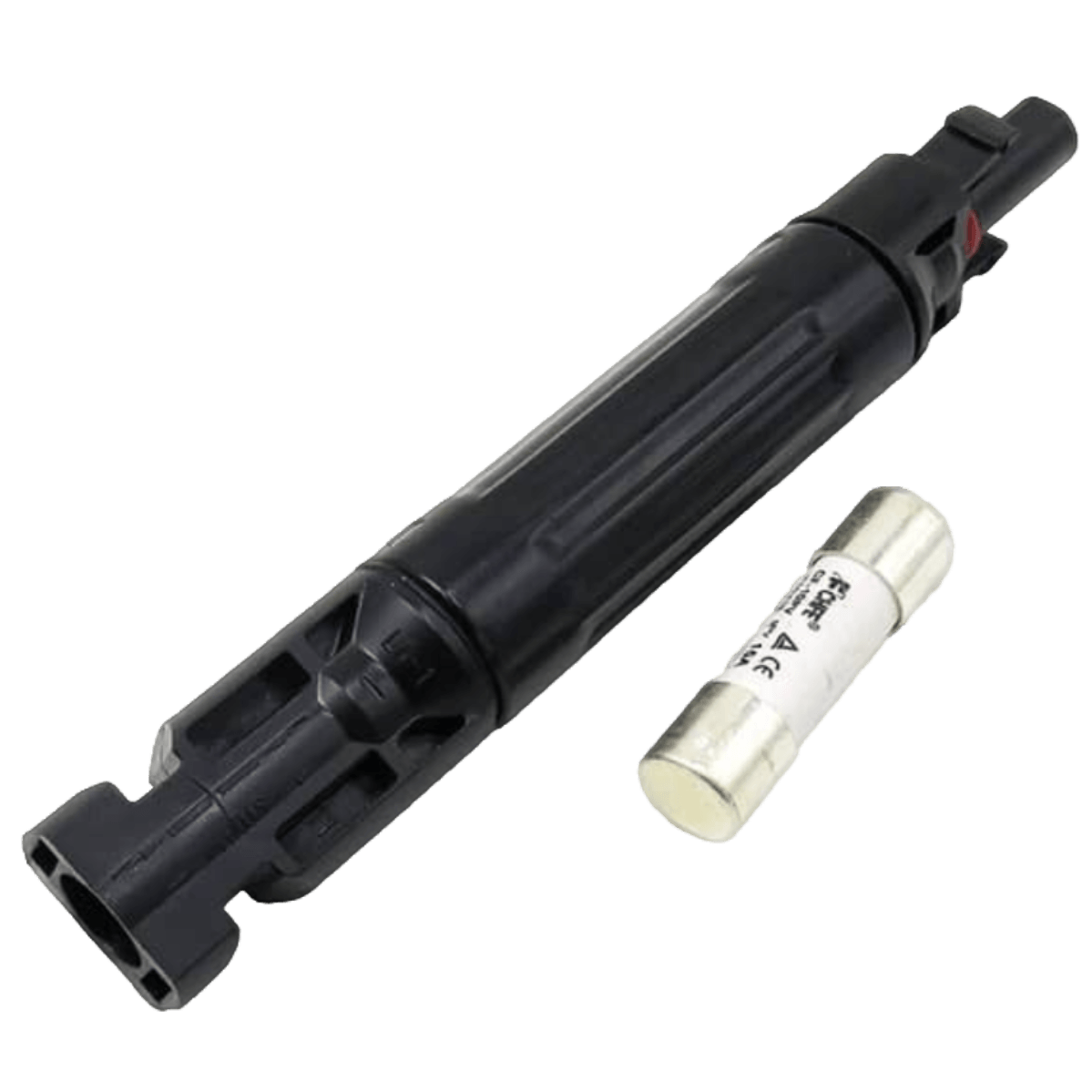 Connector: MC4 Solar inline Fuse male + female