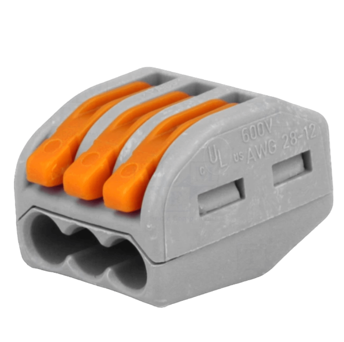 Connector: Quick splice 3 way; spring clamp; 0.08÷2.5mm2; 400V; 32A ...