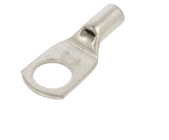 Ring Terminal: M8; crimped; for cable; non-insulated, Copper, Tinned ...